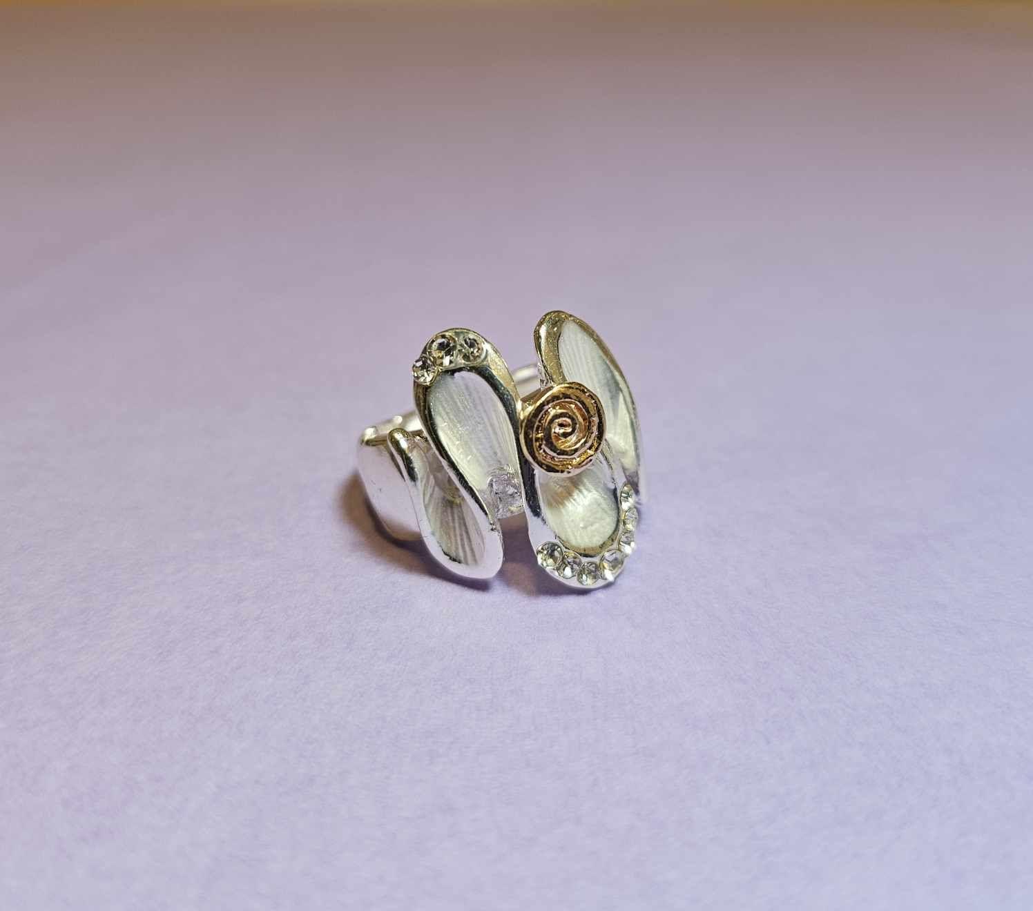 Cocktail Ring "Glitzer-Flower" - STesch-Mode